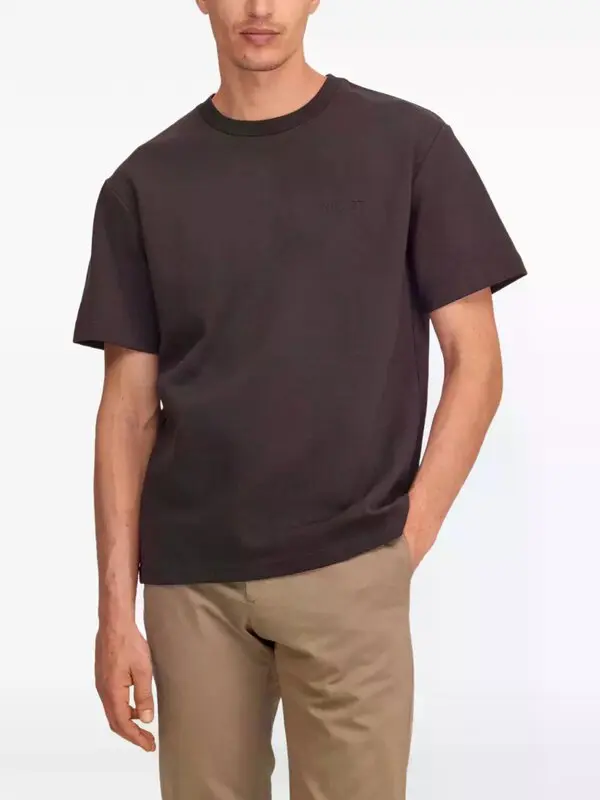 Nn07 Logo-embroidered T-shirt