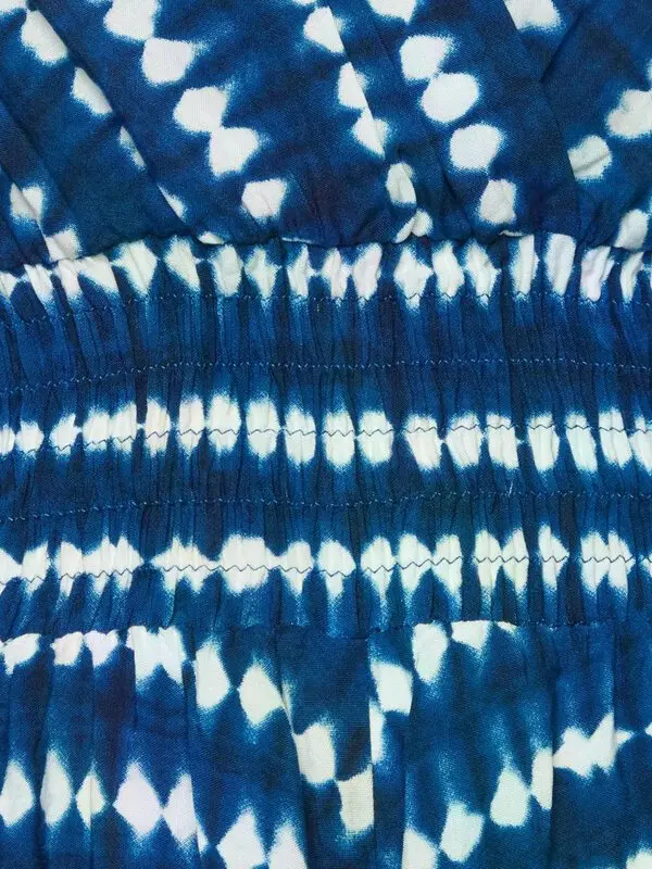 Maje Rayemitie Tie-dye Midi Dress