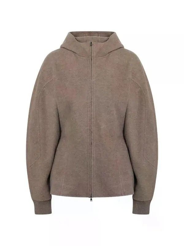 Max Mara Wool-and-cashmere Jersey Sweatshirt Beige