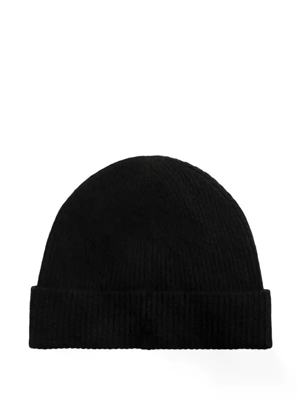 Polo Ralph Lauren Pony Wool-blend Beanie Hat - Black