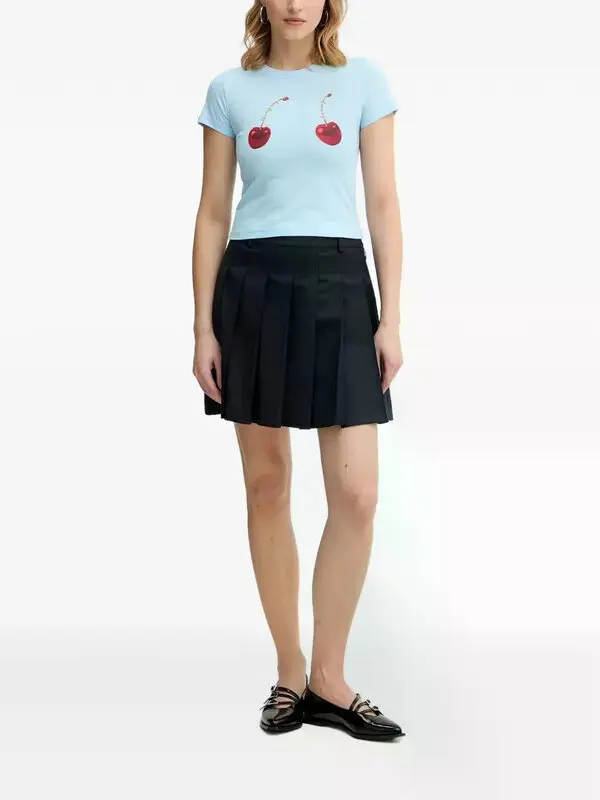 NEVER FULLY DRESSED Cherry-print T-shirt