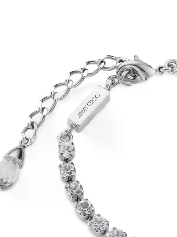 JIMMY CHOO Saeda Crystal-embellished Bracelet