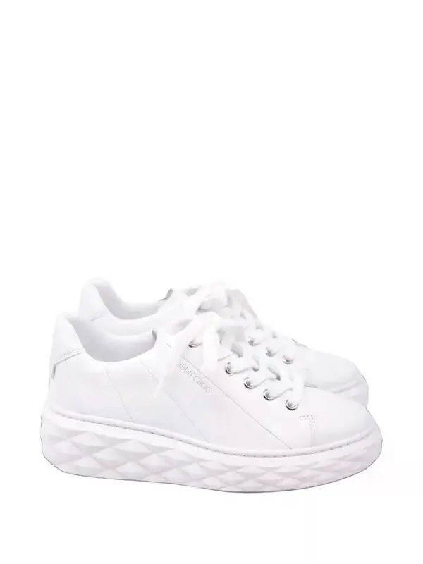 JIMMY CHOO Diamond Light Maxi Sneakers - White