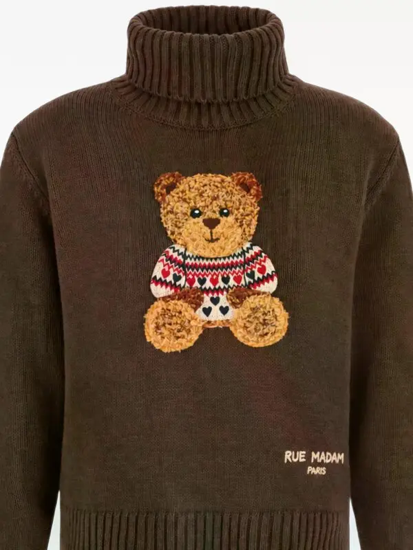 RUE MADAM PARIS Marvin Love Roll-neck Sweater