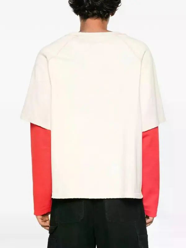 DIET STARTS MONDAY Graphic-print Layered T-shirt