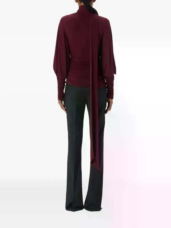 Blumarine Gathered Stole-detail Blouse