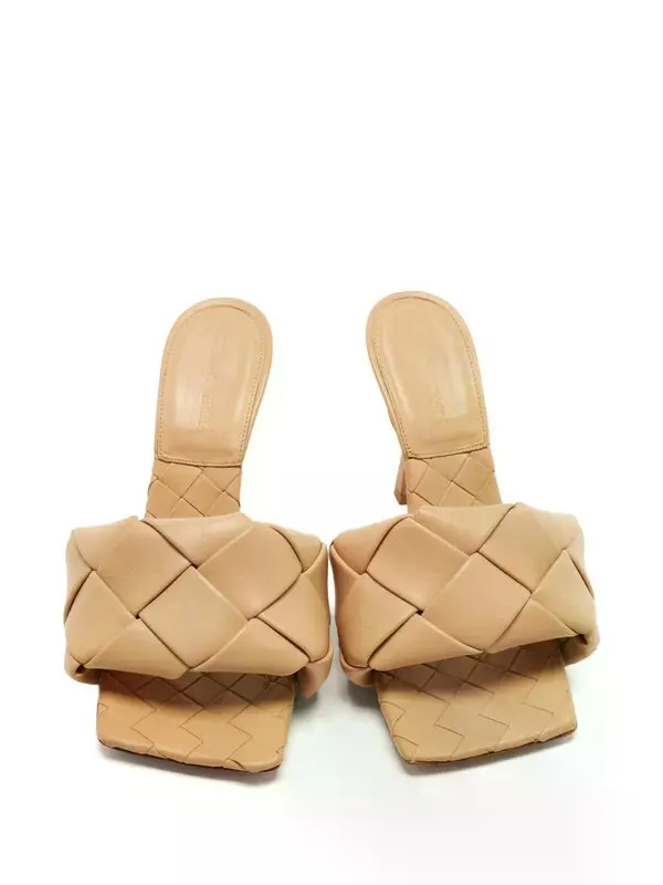 Bottega Veneta Lido Intrecciato Sandals - Neutrals