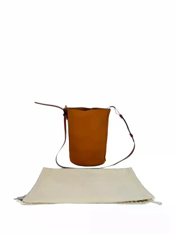 Loewe 2010s–2020s Gate Leather Bucket Bag - Yellow