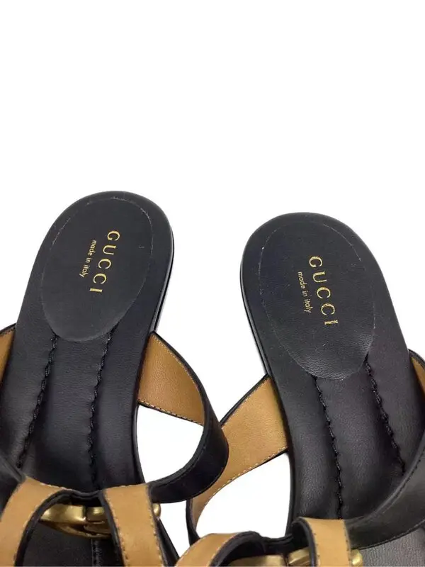 Gucci Gg Marmont Ankle-strap Sandals - Black