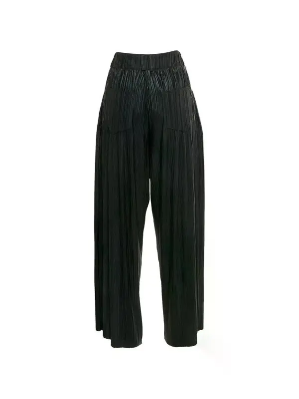 Balmain Pleated Wide-leg Trousers