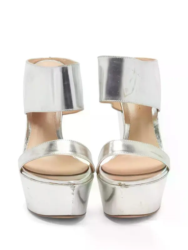 GIANVITO ROSSI Nikki Platform Wedge Sandals