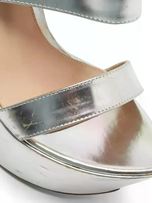 GIANVITO ROSSI Nikki Platform Wedge Sandals