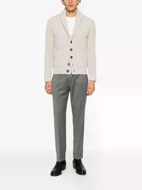 GTA Luca Pleated Turn-up Trousers