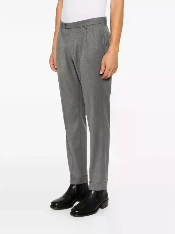 GTA Luca Pleated Turn-up Trousers