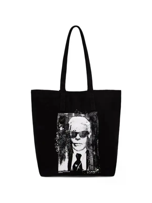 Karl Lagerfeld Graphic-print Tote Bag - Black
