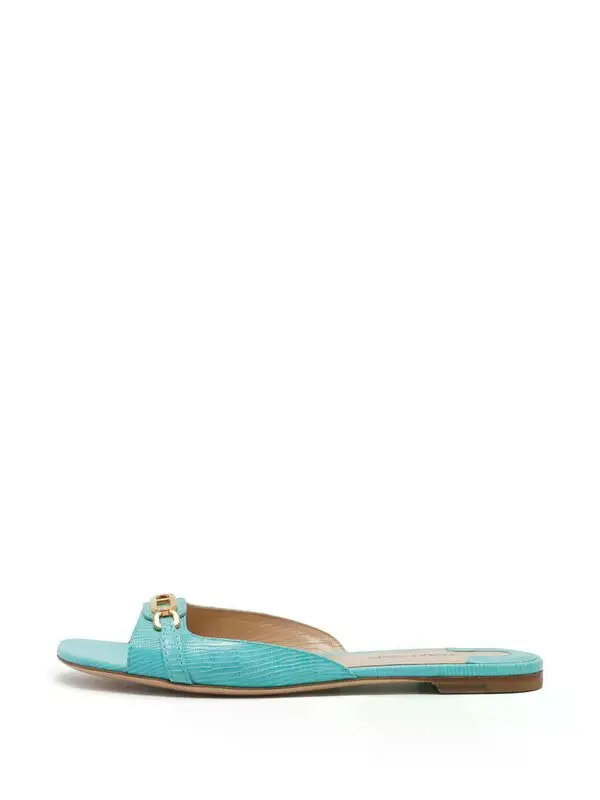 TOM FORD Whitney Open-toe Flat Sandals - Blue