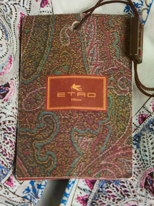 Etro Paisley-print Short-sleeve Midi Dress