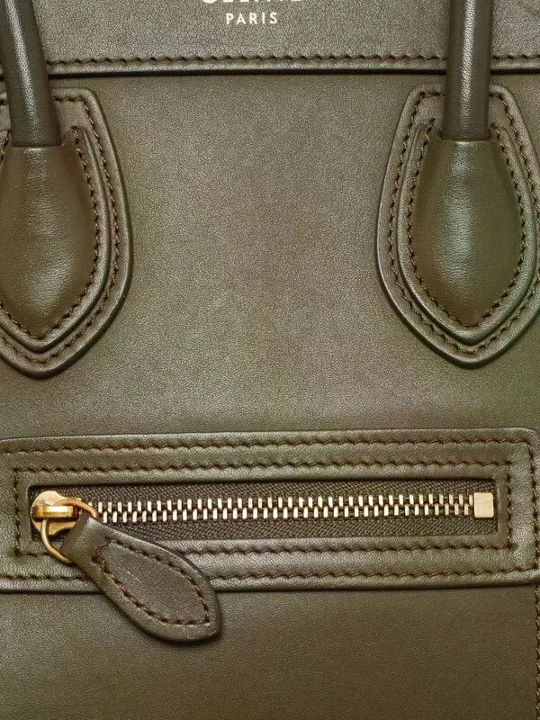 Celine 2014 Nano Luggage Tote Bag - Green