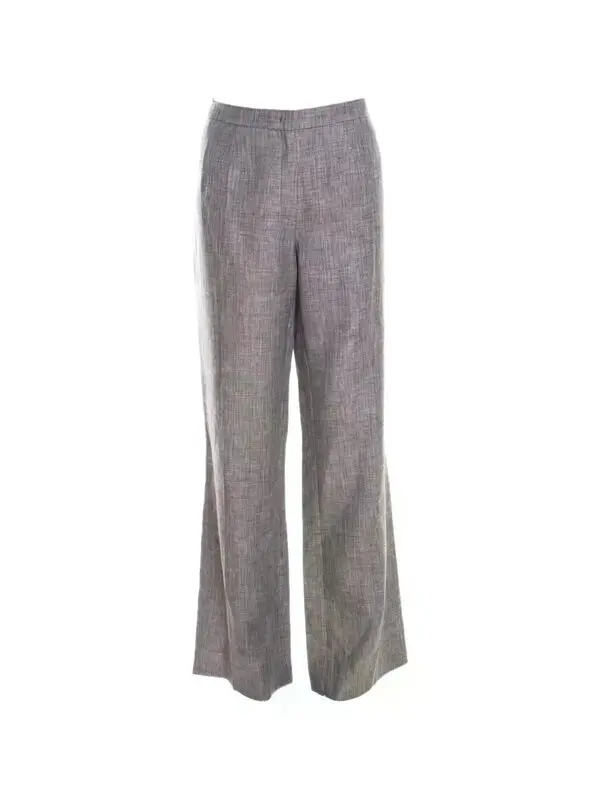 Escada Subtle-texture Wide-leg Trousers