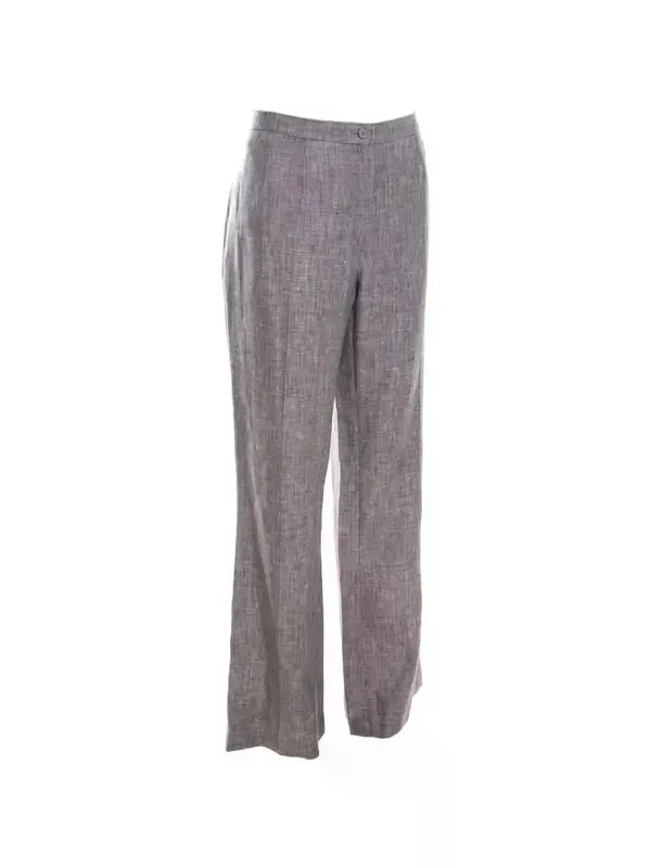 Escada Subtle-texture Wide-leg Trousers