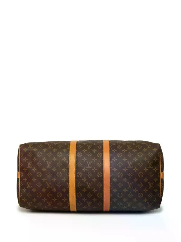 LOUIS VUITTON 1992 Monogram Keepall Bandouliere 55 Travel Bag