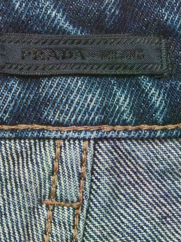 Prada Button-up Straight-leg Jeans