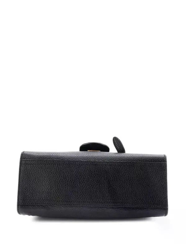 Gucci Gg Marmont Top Handle Bag Leather Mini Satchel