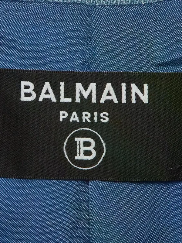 Balmain Chain-embellished Tweed Jacket