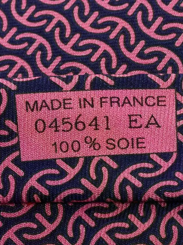 Hermès Geometric-print Tie