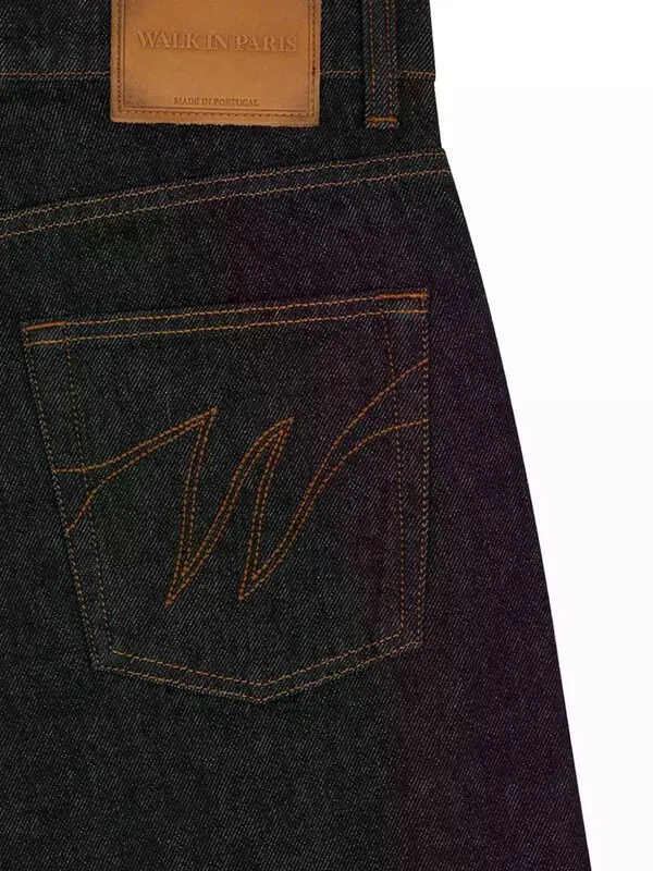 WALK IN PARIS Logo-embroidered Jeans