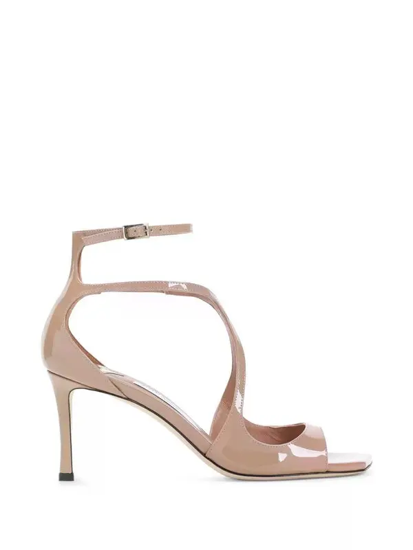 JIMMY CHOO Azia 75 Ballet- Patent-leather Sandals - Pink