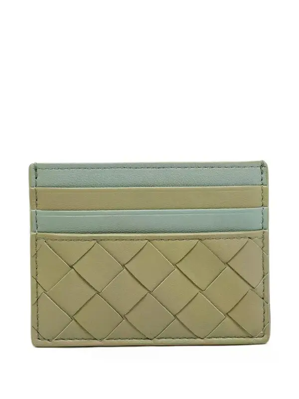 Bottega Veneta Intrecciato Card Holder - Neutrals
