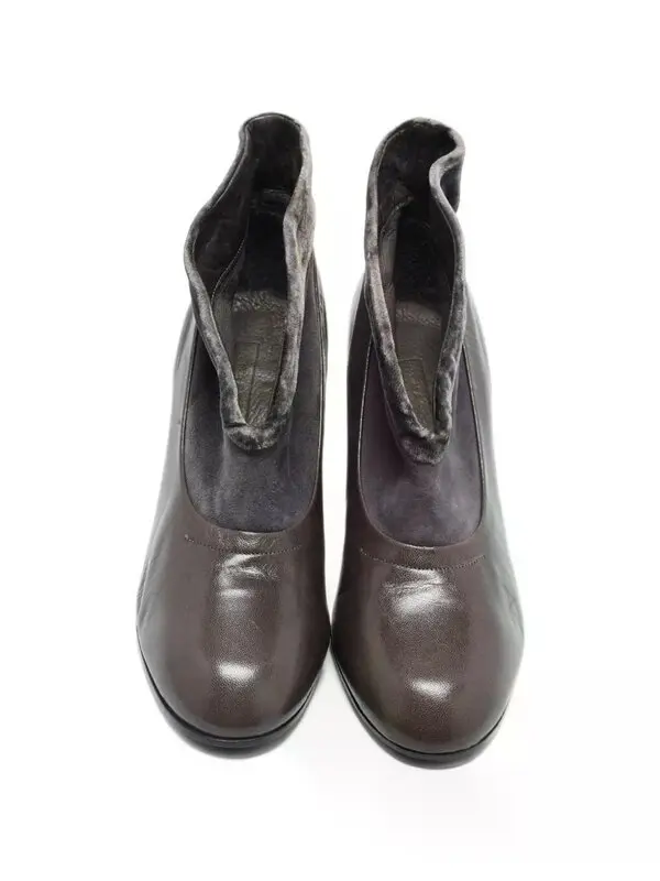 Marc Jacobs Velvet-panel Ankle Boots