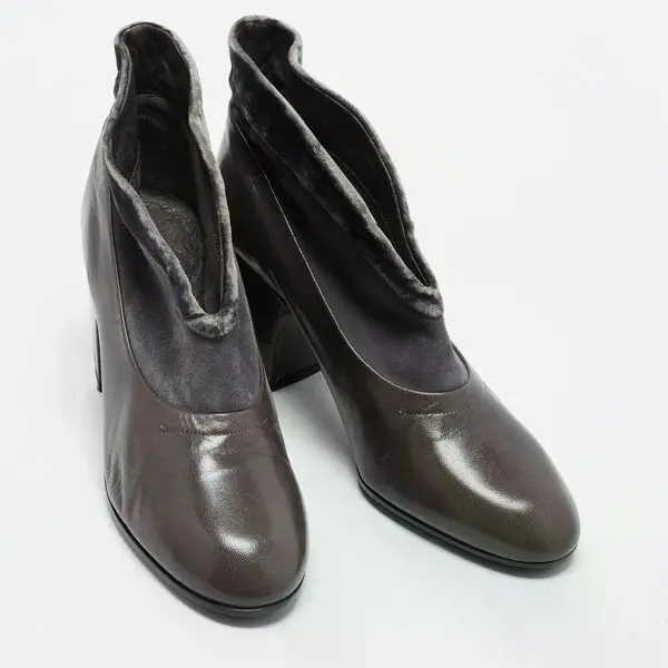 Marc Jacobs Velvet-panel Ankle Boots