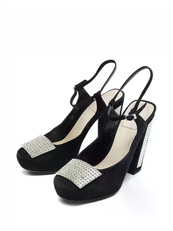 Dior Crystal-embellished Buckled Sandals