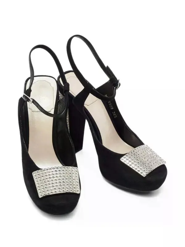 Dior Crystal-embellished Buckled Sandals