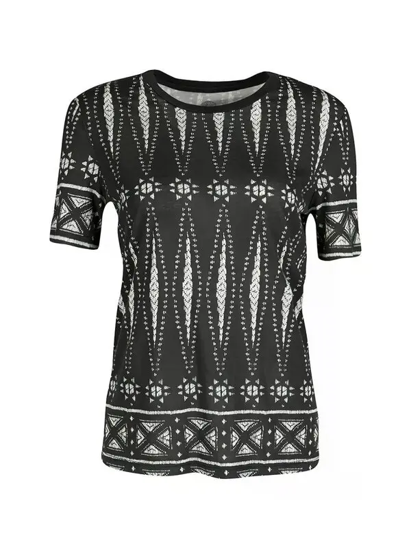 Tory Burch Short-sleeve Printed T-shirt - Black