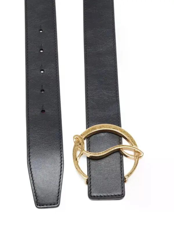 CHRISTIAN LOUBOUTIN Cl Logo Buckle Belt