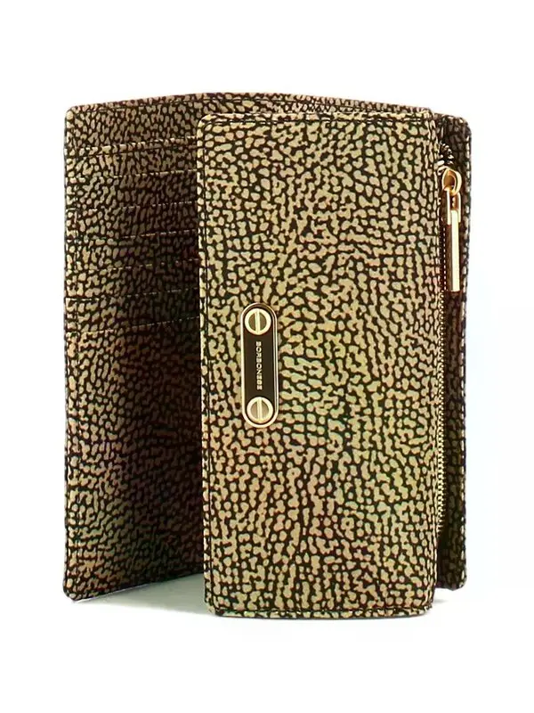 Borbonese Op-print Foldover Wallet - Neutrals