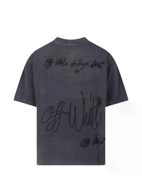 Off-White Logo-embroidered T-shirt
