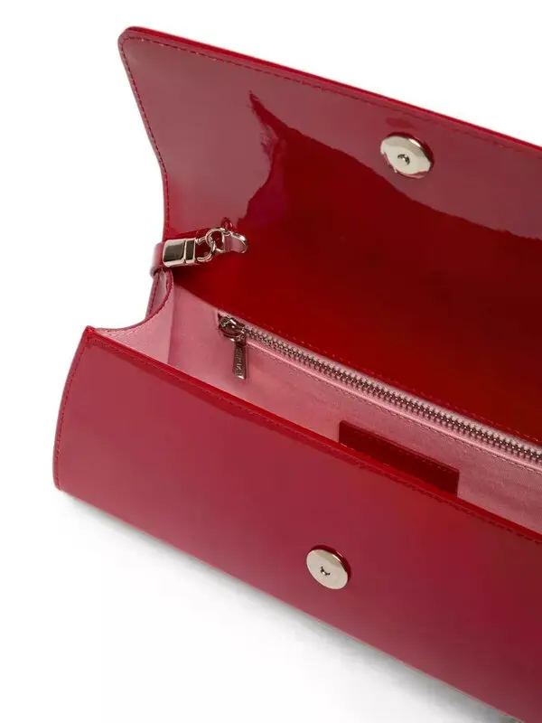 CAREL Madeleine Patent Leather Shoulder Bag