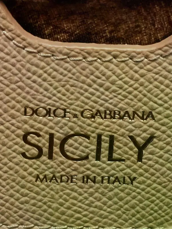 Dolce & Gabbana Sicily Leather Tote Bag