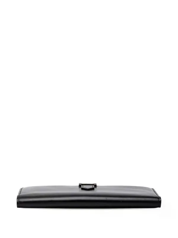Hermès 1990-2004 Box Calf Bearn Wallet Long Wallets