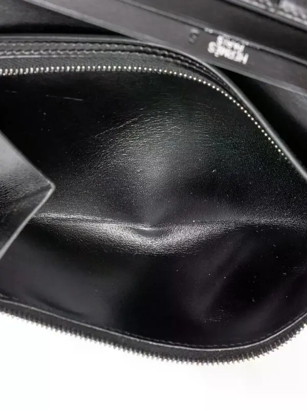 Hermès 1990-2004 Box Calf Bearn Wallet Long Wallets