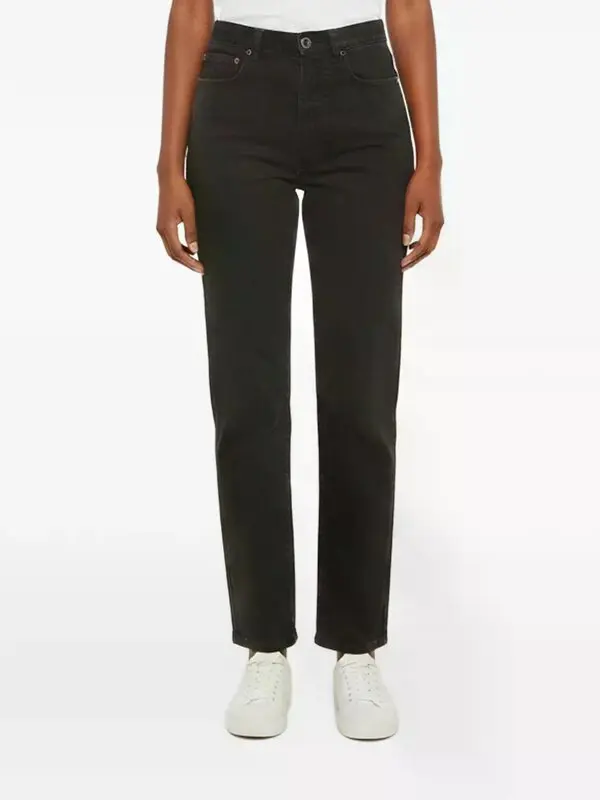 Alaïa High-rise Jeans - Black