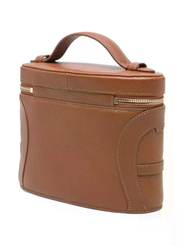 AIGNER Deborah S Grained Leather Cross Body Bag