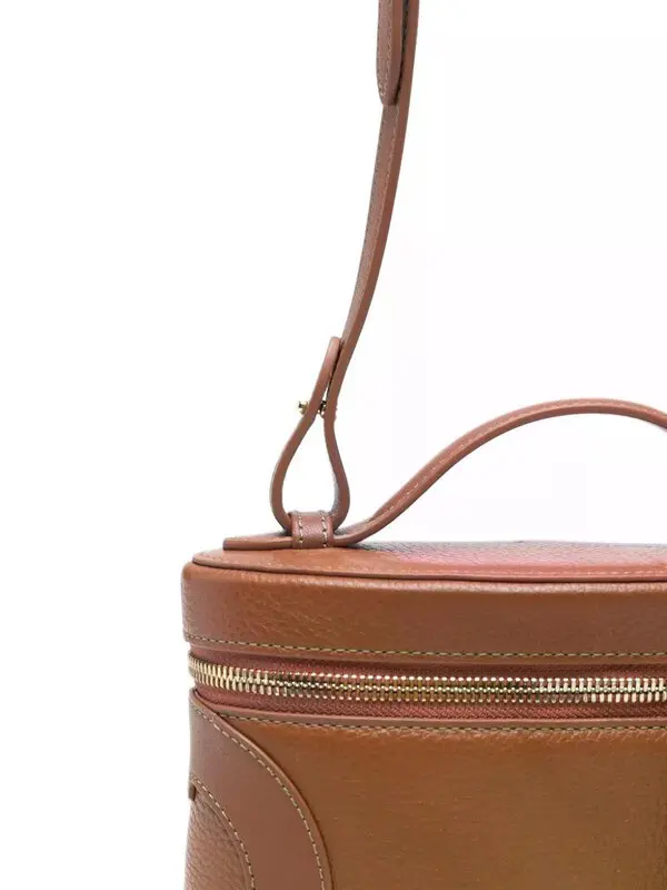 AIGNER Deborah S Grained Leather Cross Body Bag