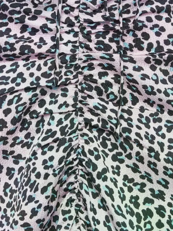 Maje Leopard-pattern Cut-out Midi Dress
