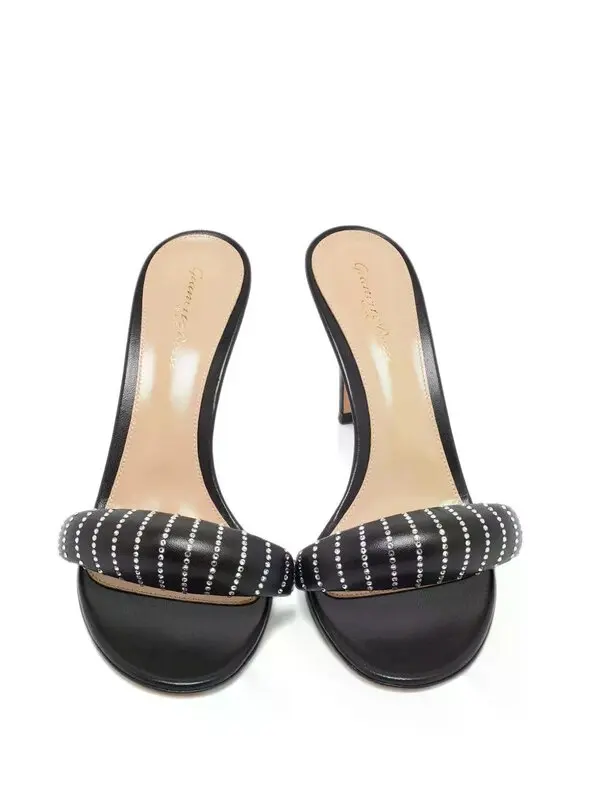 GIANVITO ROSSI Bijoux Crystal-embellished Sandals - Black