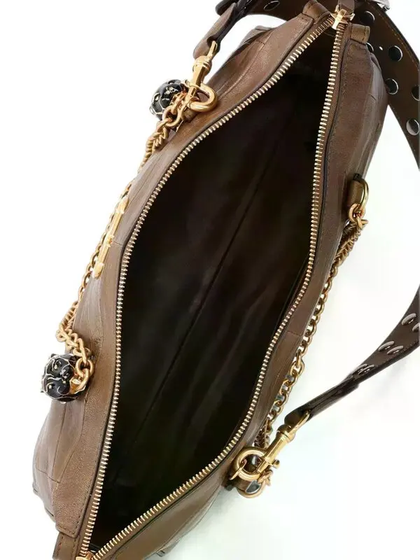 Valentino Garavani Panthea Shoulder Bag In Nappa Leather With Chevron Pattern